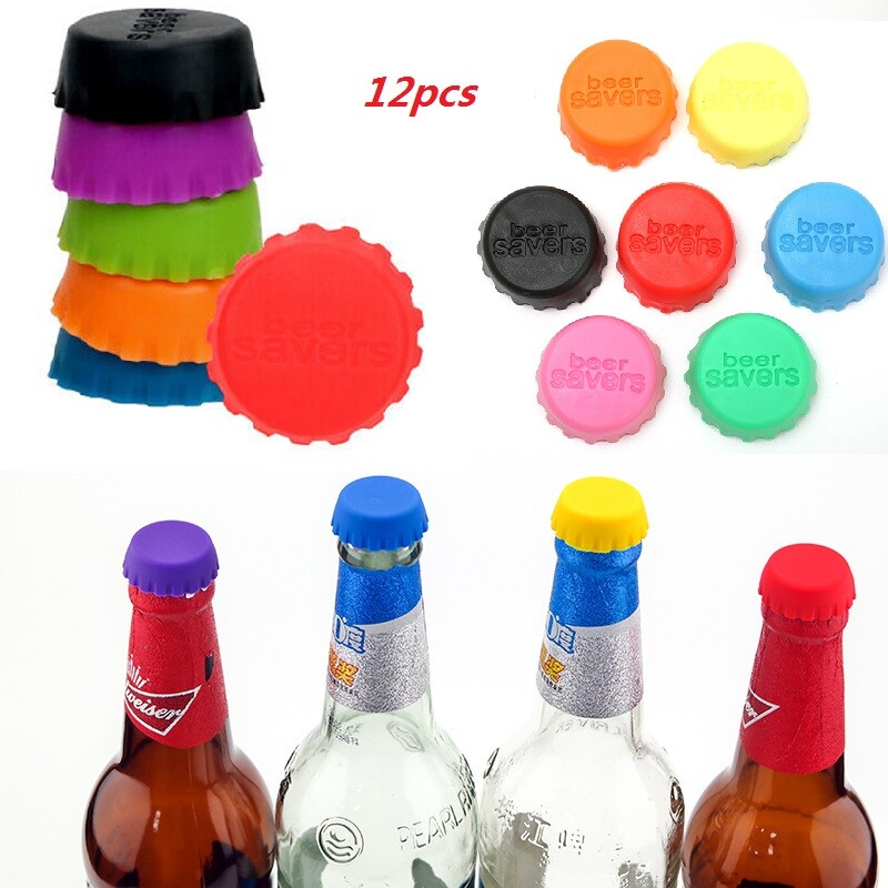 12/24 Stück Silikon-Kronkorken Beer-saver Bier Kapsel ...