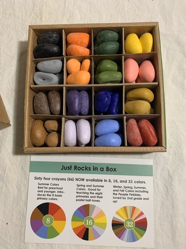 64 Crayon Rocks: Just Rocks in a Box. Perfect for Toddlers, Smoke Free ...