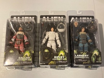 Neca Alien 35 lot Dallas Ripley Compression Suit Lambert Reel Toys MOC ...