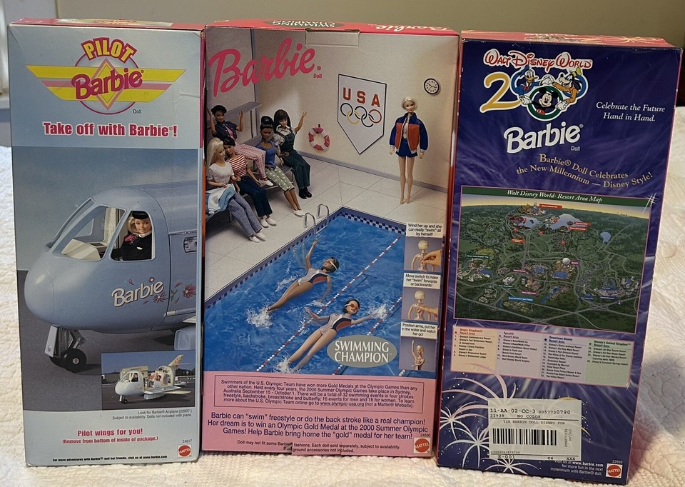Lot of 13 Vintage Barbie Dolls In Unopened Original Boxes ‘96-‘04 Some ...