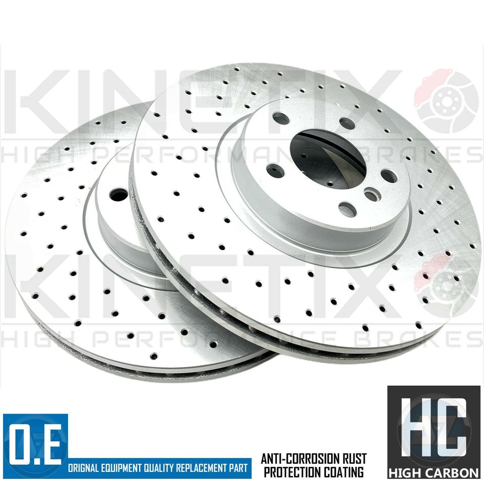 For BMW X5 X6 F15 F16 M Sport Front Ventilated Brake Discs Mintex ...
