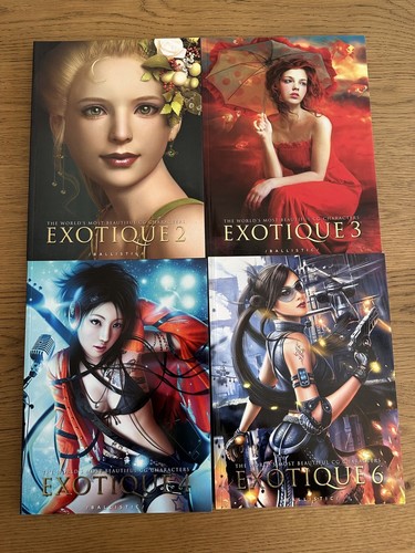 Ballistic Exotique The World’s Most Beautiful CG Characters Books Set ...