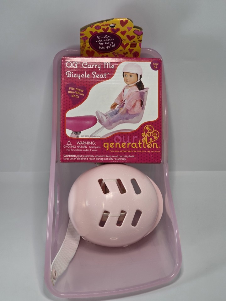 Our Generation "OG Carry Me Bicycle Seat" - 18 in. Dolls - Attachs to ...