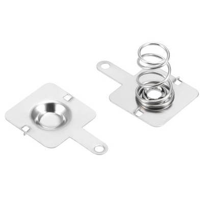 50 Pairs AA Battery Positive Negative Conversion Spring Contact ...