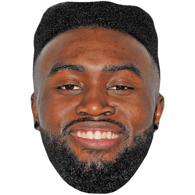 Jaylen Brown (Beard) Celebrity Mask, Flat Card Face, Fancy Dress Mask ...