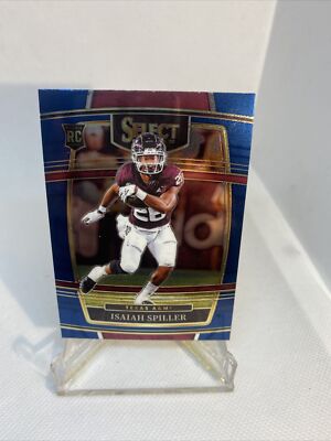 2022 PANINI SELECT DRAFT PICKS BLUE #18 ISAIAH SPILLER CONCOURSE TEXAS ...