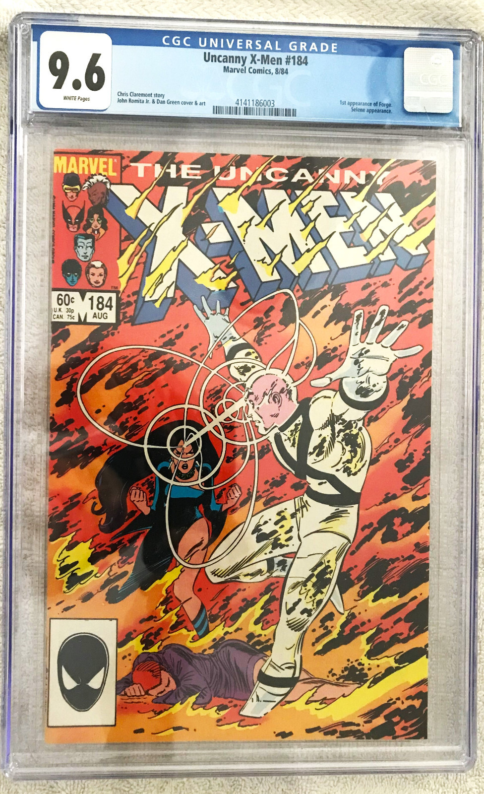X-Men #184 - CGC 9.6 - First Appearance Forge *Rare High Grade GREAT ...