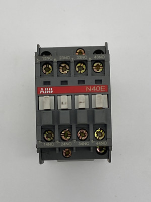 ABB N40E Contactor Relay, 110-115V, 50Hz / 115-127V 60Hz, *Lot of (2 ...