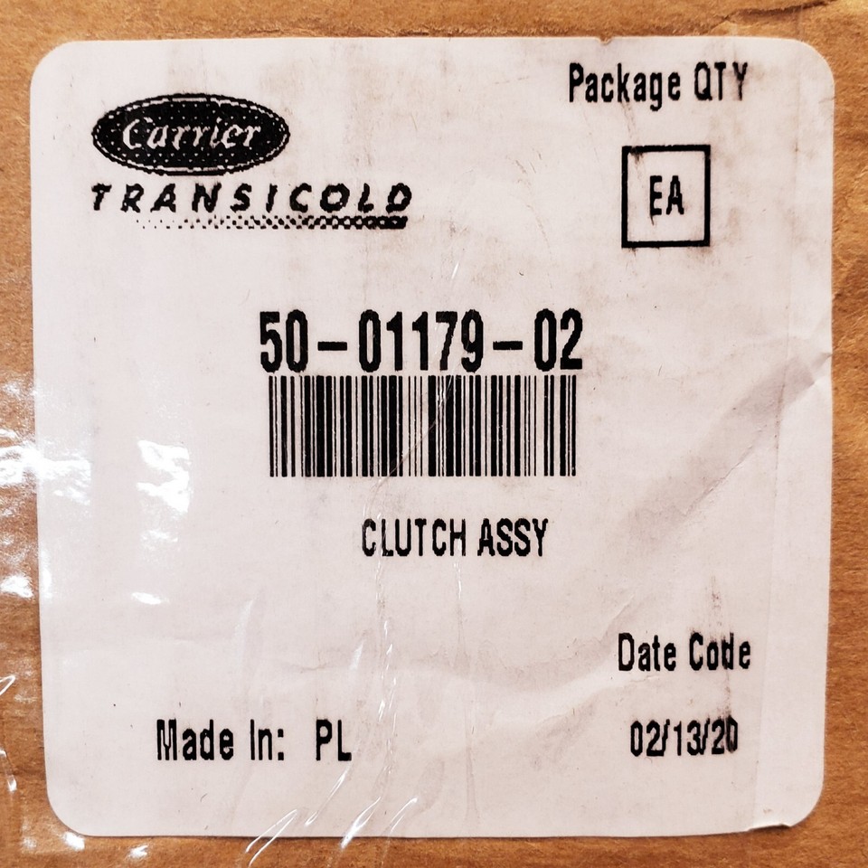 Carrier Transicold OEM 50-01171-20 CL70P30160 Clutch - SUPRA 750 OASIS ...