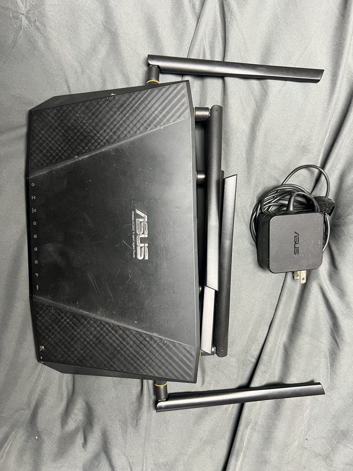 ASUS RT-AC3200 1300 Mbps 4 Port Tri-Band Wireless Router (RT-AC3200 ...