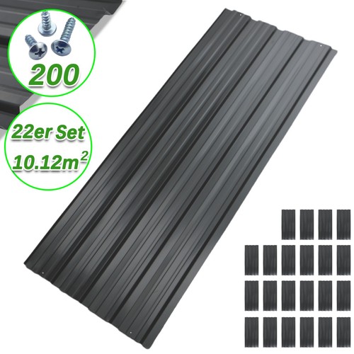 22x profile plate 10m2 trapezoidal sheet metal roof plate plates sheet ...