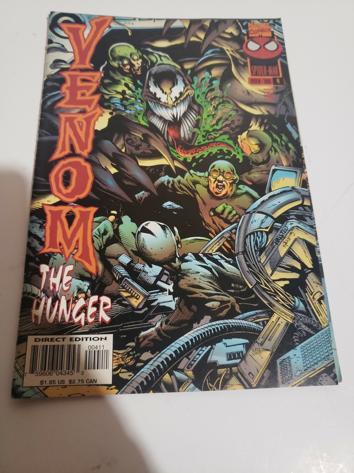 Venom: The Hunger 1996 nov 96 issue #4 Loose Binding | eBay