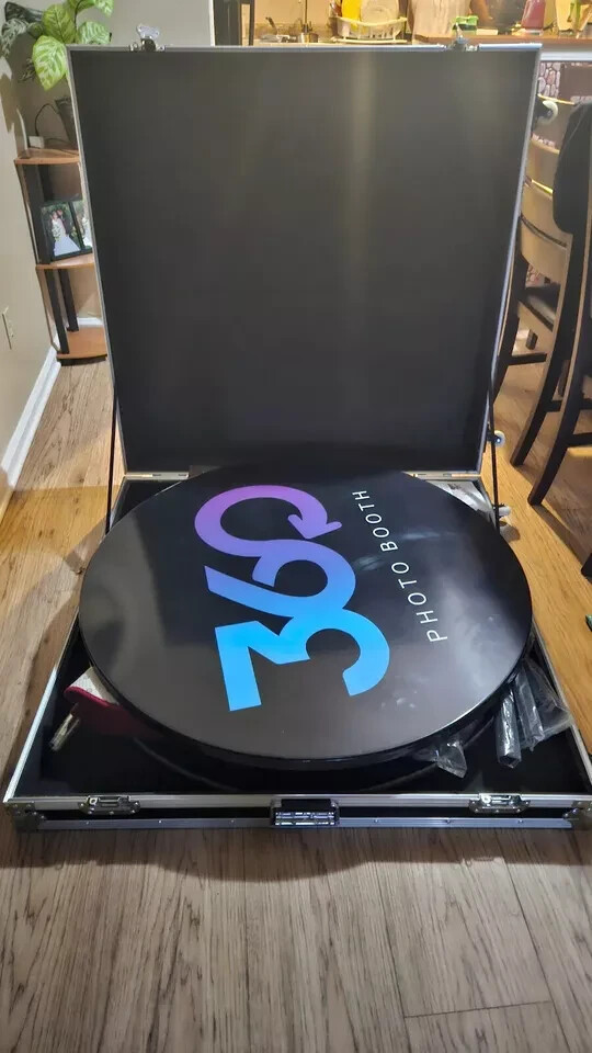 360 Photo Booth Automatic, 360 Video Booth, 100cm Spinner Booth, 2 ...