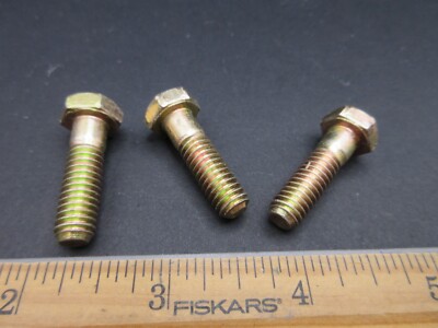 Lot of 3 TCM Continental BOLTS, Oil Sump 537750 (5/16-18 x 1-1/8 ...