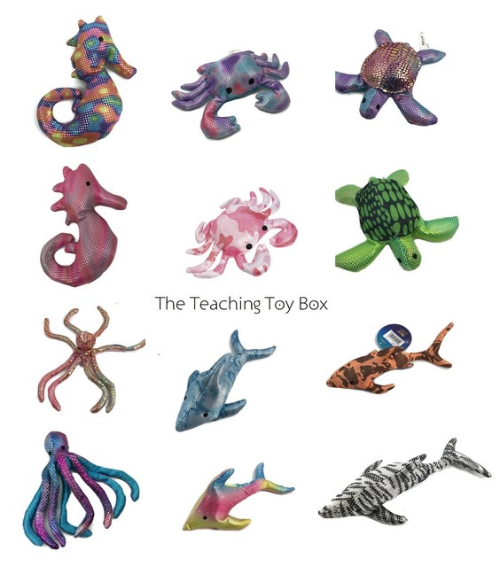 Toysmith 02361 Sand-filled Sea Life Animals Assorted Styles & Colors ...