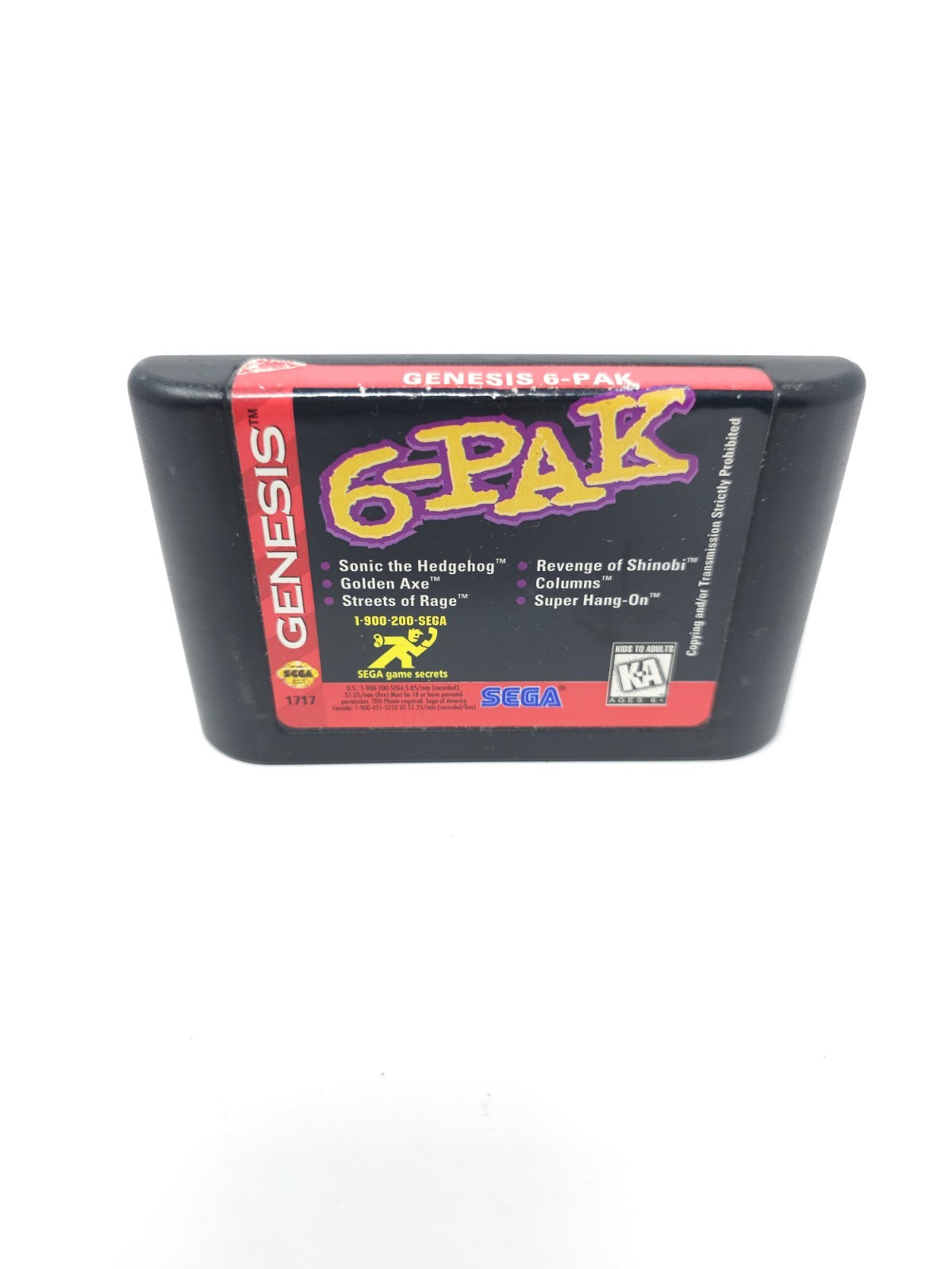 Sega Genesis Lot Of 7 Authentic Cartridges Tested | eBay