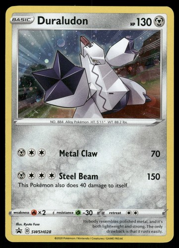Duraludon NM SWSH028 SWSH: Sword & Shield Promo Cards Pokemon Card | eBay