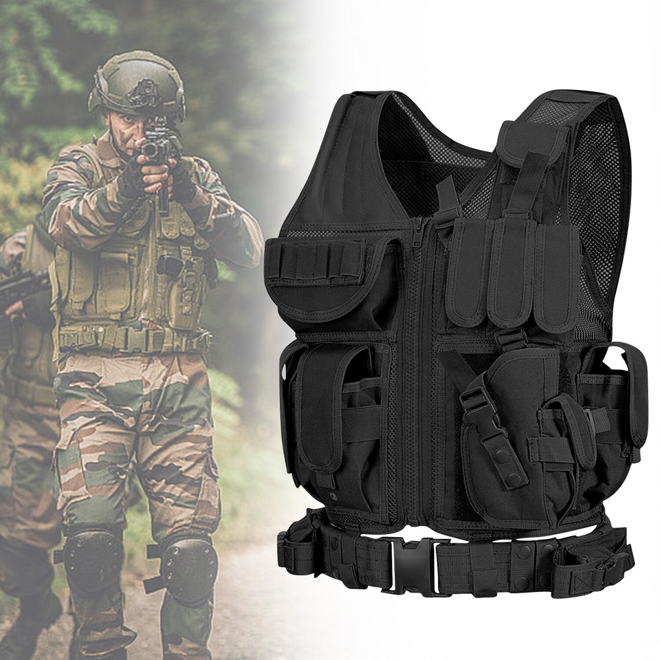 Tactical Vests Military Vests Multi-Pocket Organizer Vests Gun and Ammo ...