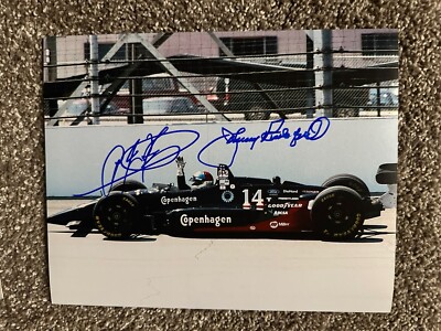 Johnny Rutherford & A J Foyt Indianapolis Signed 8 X 10 Photo Indy Car ...