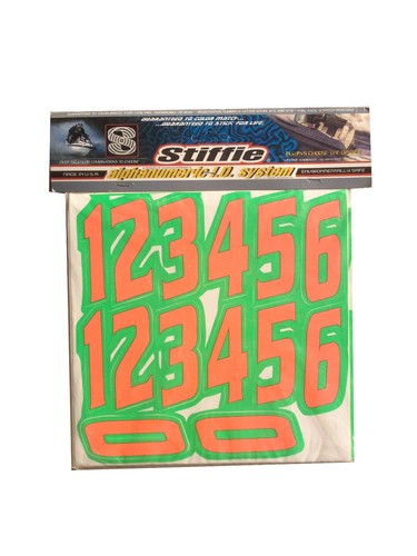 Stiffie Hardline HL15 Boat PWC ID Numbers Decal Jet Ski Registration ...