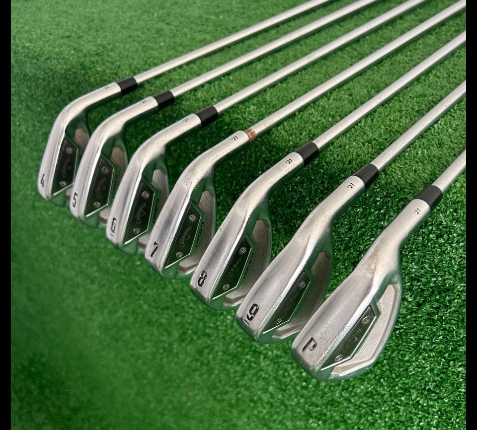 Callaway X Forged CB 21 Iron Set 4-P Project X 6.0 Steel Stiff RH Flex ...