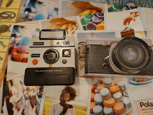 Lot Of Two Camera Puzzles in Tins Posters Included Polaroid Classic ...