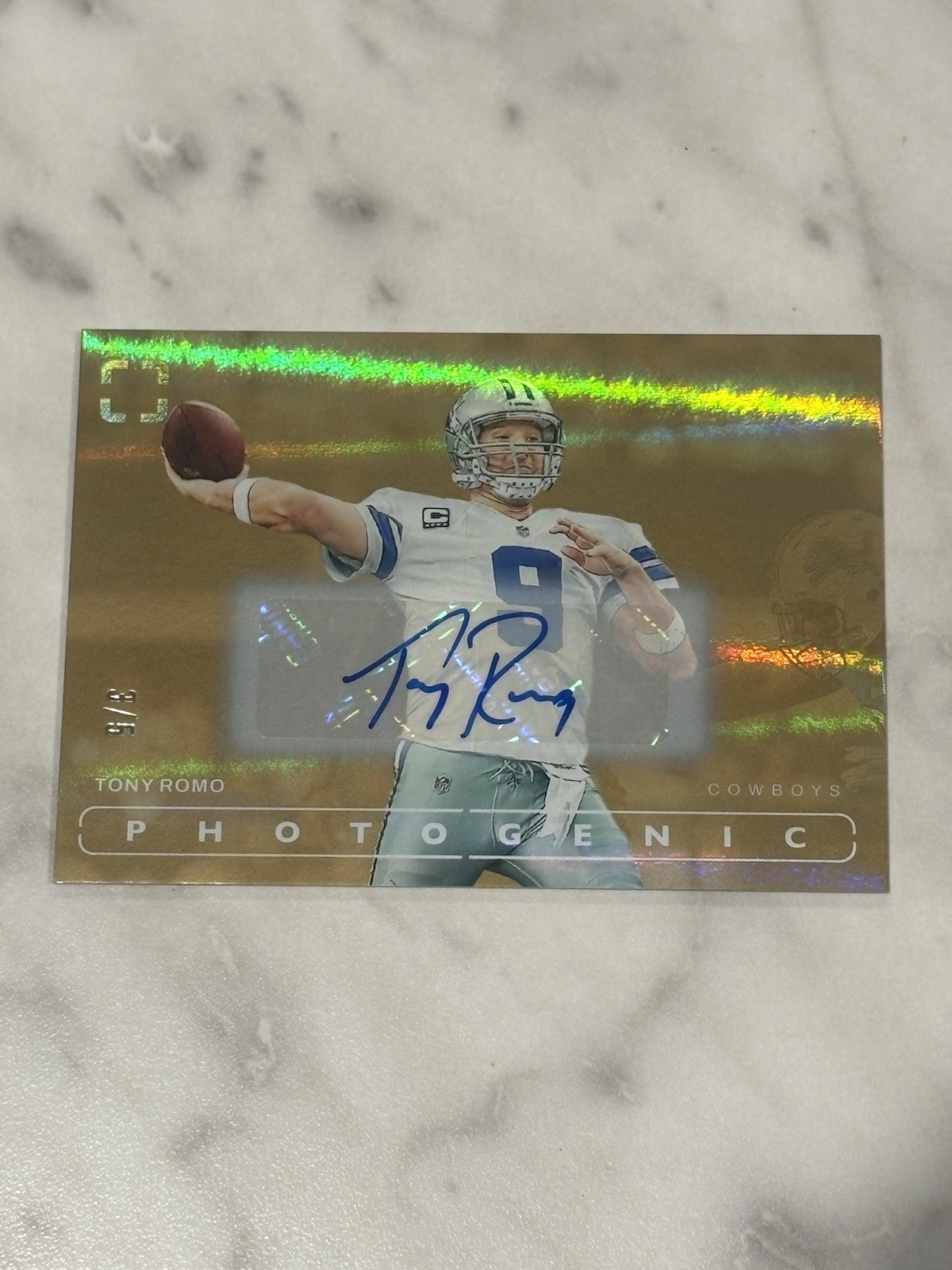 2024 Panini Photogenic - Tony Romo #80 Gold /5 for sale online | eBay