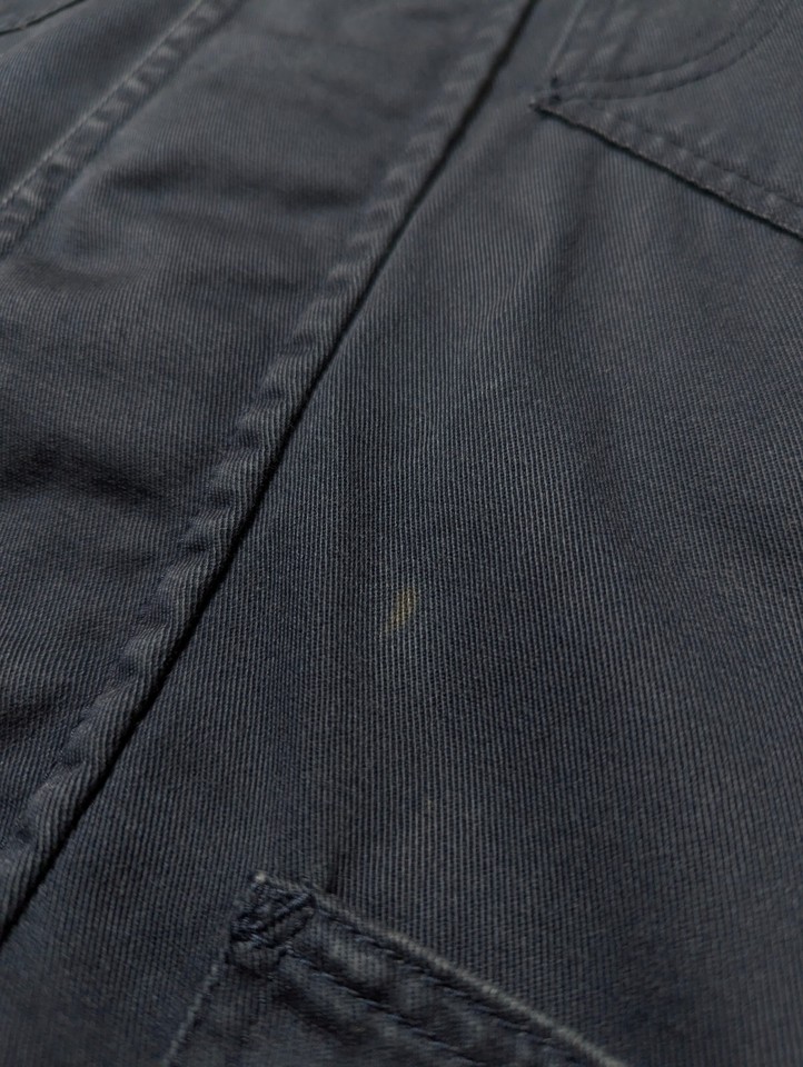 Levi's Chore Jacket Mens Small Navy Utility Engineers Full Zip Coat ...