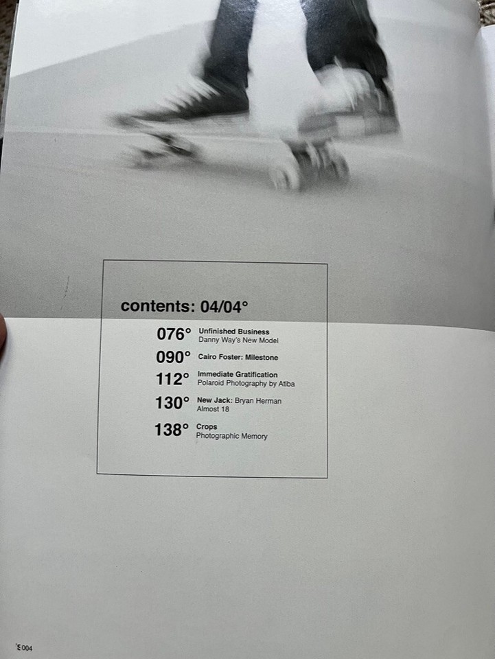 The Skateboard Magazine April 2004 Issue 1 Danny Way Sal Barbier Bryan ...