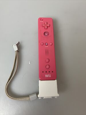 Genuine Nintendo Wii Remote Controller - Pink - RVL-003 - Wii Motion ...