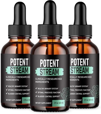 Potent Stream Drops Clinically Researched Ingredients Supplement Serum ...