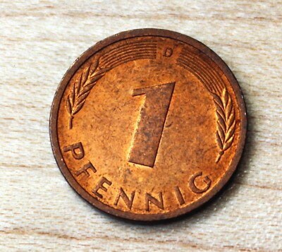 1972 D Germany 1 Pfennig | eBay