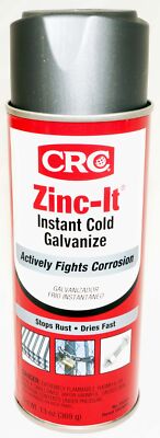 CRC Zinc-It Instant Cold Galvanize Rust Corrosion Protector 13 oz 05048 ...