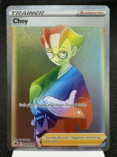 Choy 200/189 - Rainbow Secret Rare - Astral Radiance Pokemon Card MINT ...
