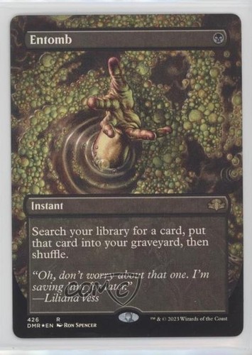 Alternate-Art Borderless - Entomb English Magic: Dominaria Remastered ...