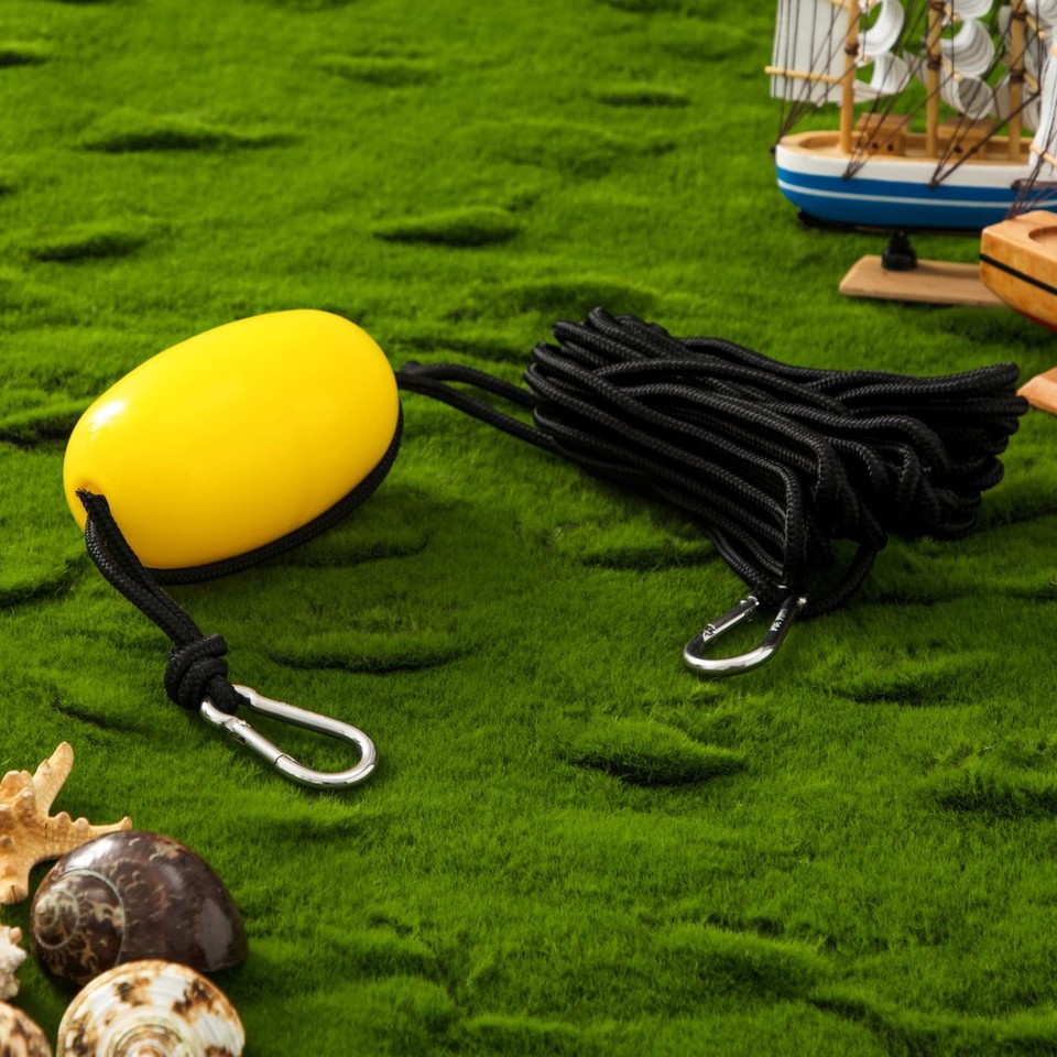 2 Pcs 33 ft Marine Rope Tow Line Kayaking Boat Buoy Ball Float Leash ...