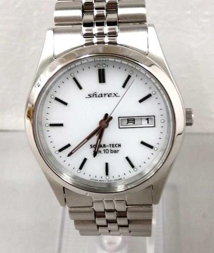 Citizen Sharex Solar Watch E101-T015352 Mens Quartz 1.1" Black | eBay
