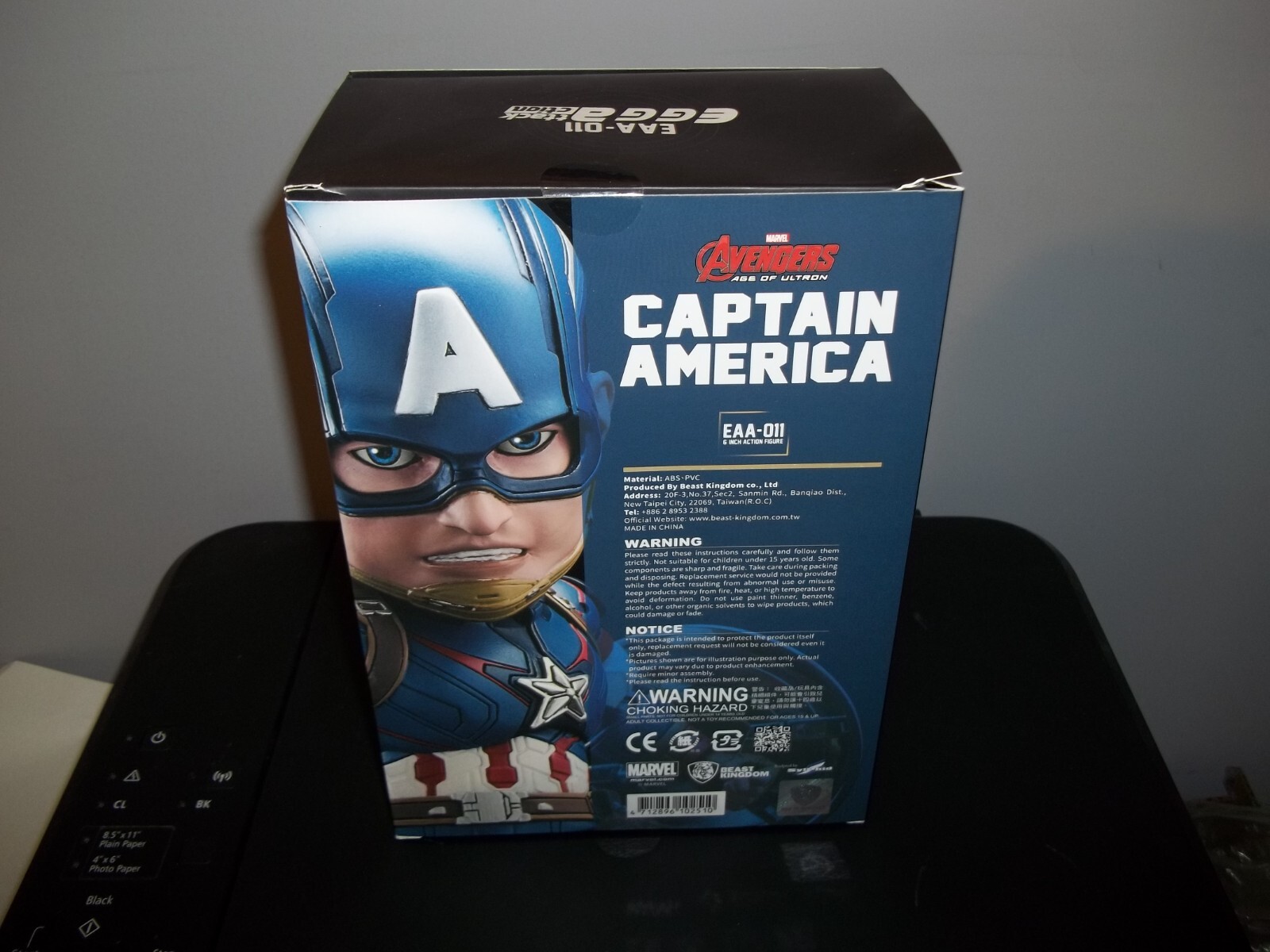 CAPTAIN AMERICA Egg Attack Action Figure EAA-011 Marvel Avengers Age of Ultron!! | eBay