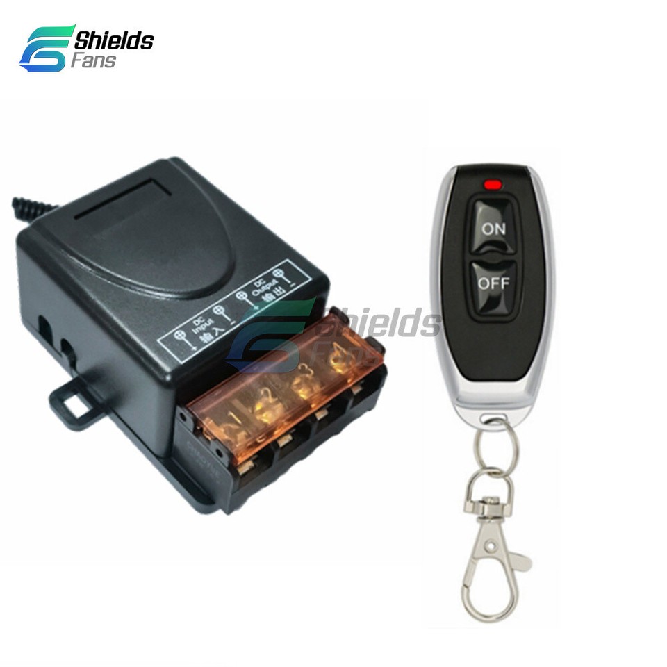 DC 8-72V 433mhz Wireless Remote Control Switch 30A Relay Control Power ...