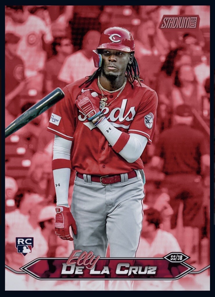 2024 TOPPS Stadium Club Red Foil Rookie-ELLY DE LA CRUZ (Topps Bunt ...