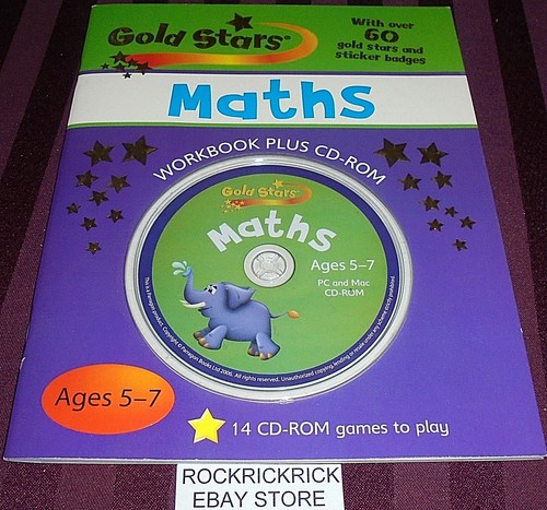 MATHS WORKBOOK PLUS CD-ROM (14 CD-ROM GAMES TO PLAY) AGES 5-7 (SEE ...