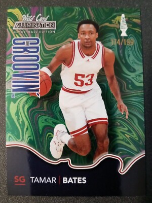 2022 Wild Card Alumination Groovin Tamar Bates #GG-43 Indiana ...