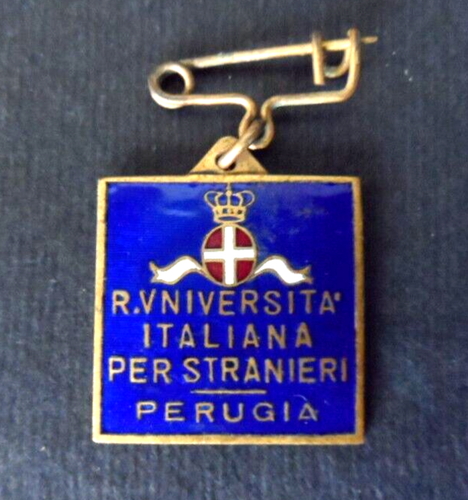 WW2 ITALY RARE VINTAGE ENAMEL FASCIST PIN ITALIANA BADGE | eBay