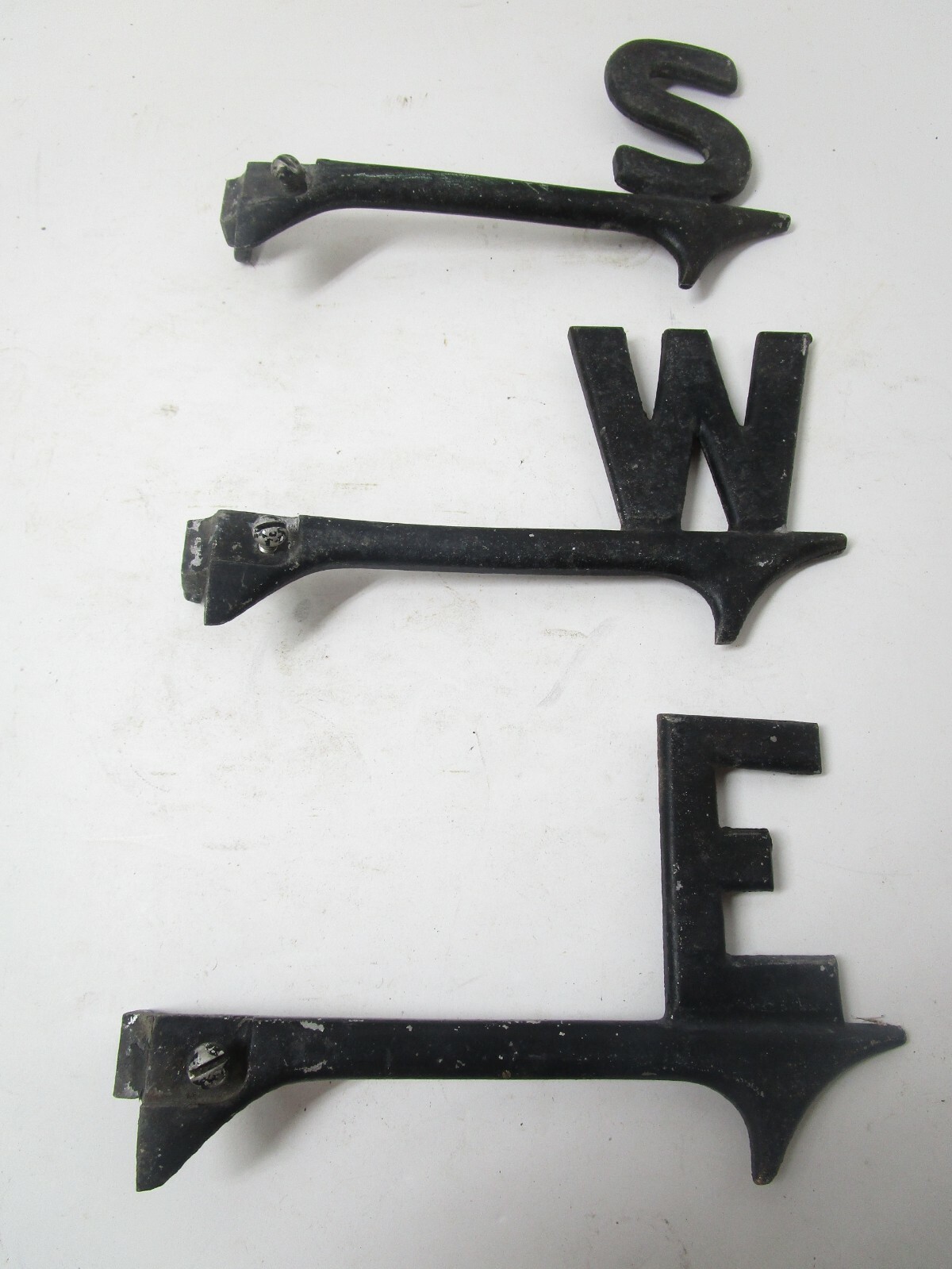 Vintage Weathervane Aluminum Arrows Parts Replacements Art Crafting S W ...