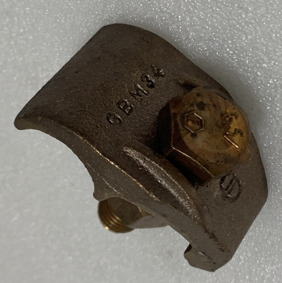 BURNDY GBM34 MECHANICAL GROUNDING CONNECTOR CABLE TO BAR | eBay