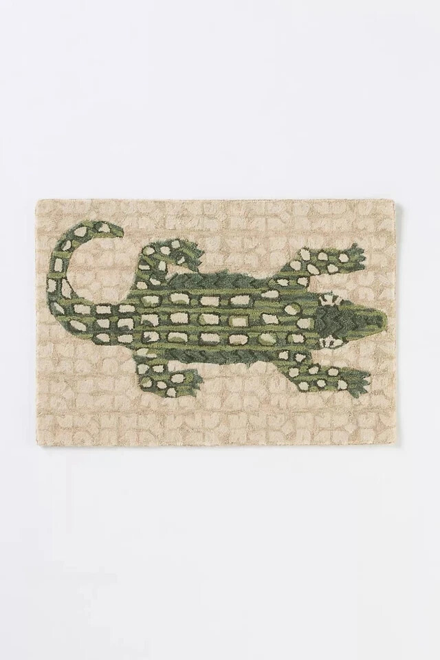 Alligator Wool Area Rug | Hand-Tufted Unique Design | Anthropologie ...