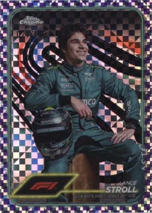 2024 Topps Chrome Formula 1 - F1 Drivers Lance Stroll #12 Purple ...