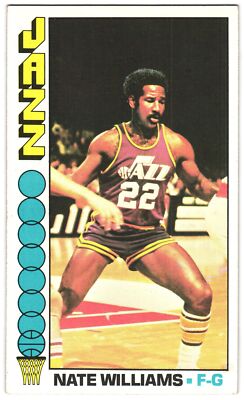 Nate Williams 1976 Topps #88 EX Print Line New Orleans Jazz | eBay