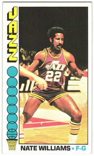 Nate Williams 1976 Topps #88 EX Print Line New Orleans Jazz | eBay
