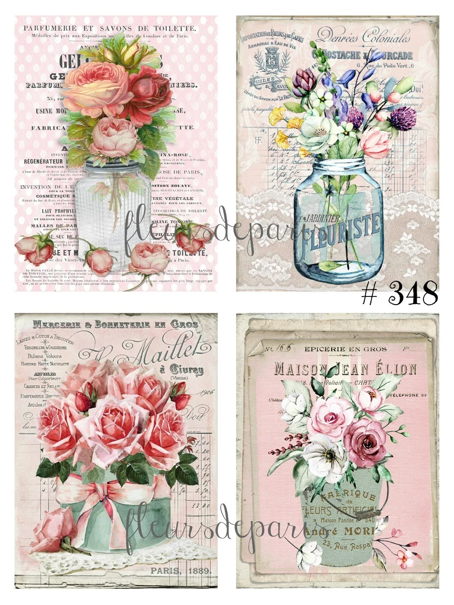 Vintage French Roses Design